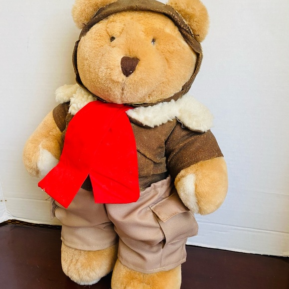 bearland | Toys | Vintage Bearland Teddy Bear Pilot Leather Jacket ...